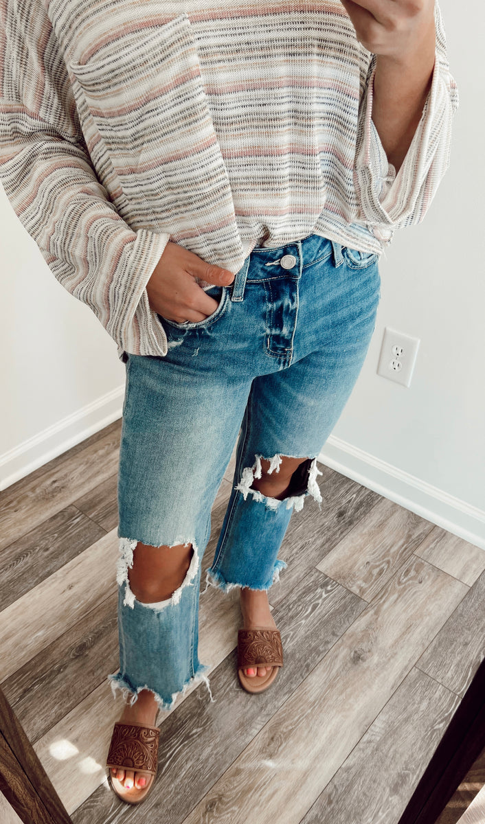 Ryan High Rise Crop Flares – Shop Tate & Ry